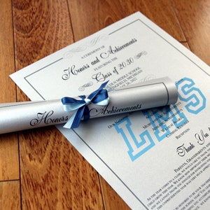 Double Sided Scroll Wedding Programs, Full Size - Etsy