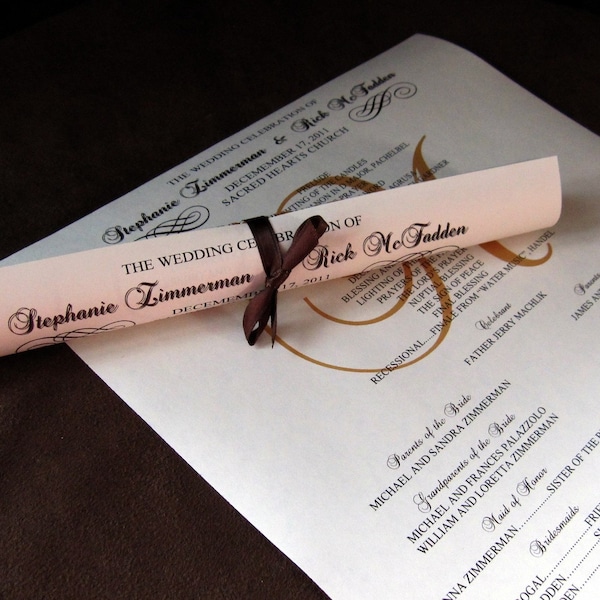 Wedding Scroll - Etsy