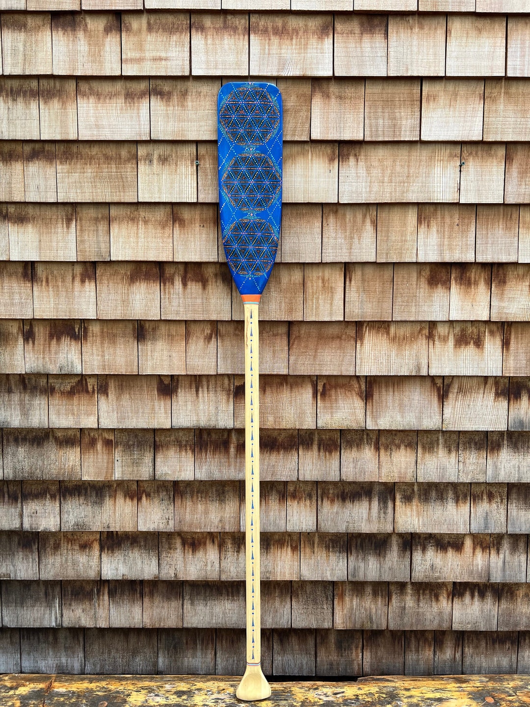 Hand Painted Decorative Wood Boat Paddle. Wall Art. Lake Home Art. - Etsy