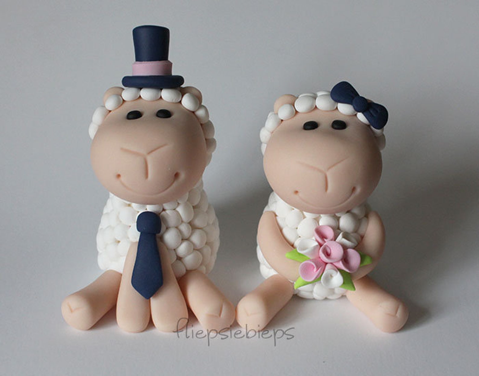 Custom Sheep Wedding Cake Topper | Etsy