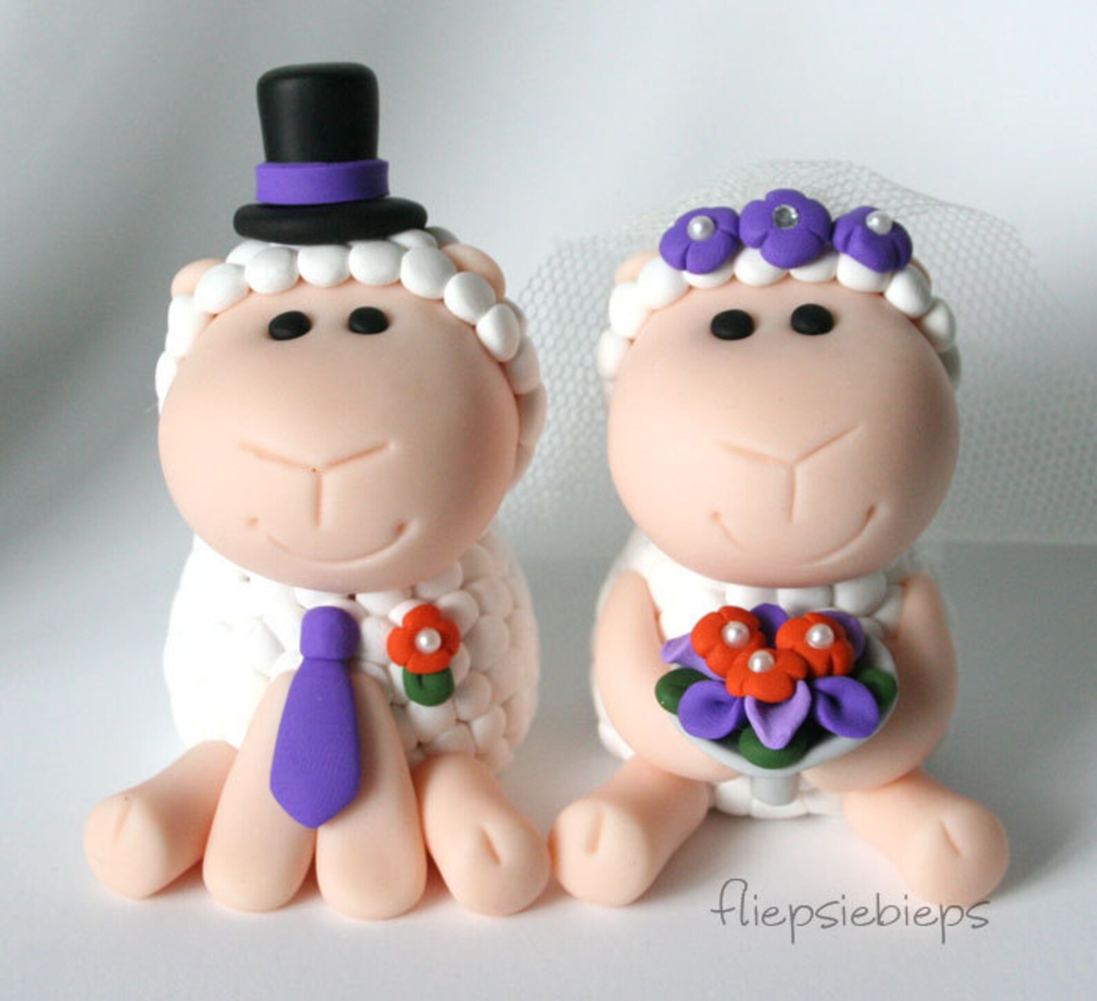 Custom Sheep Wedding Cake Topper | Etsy