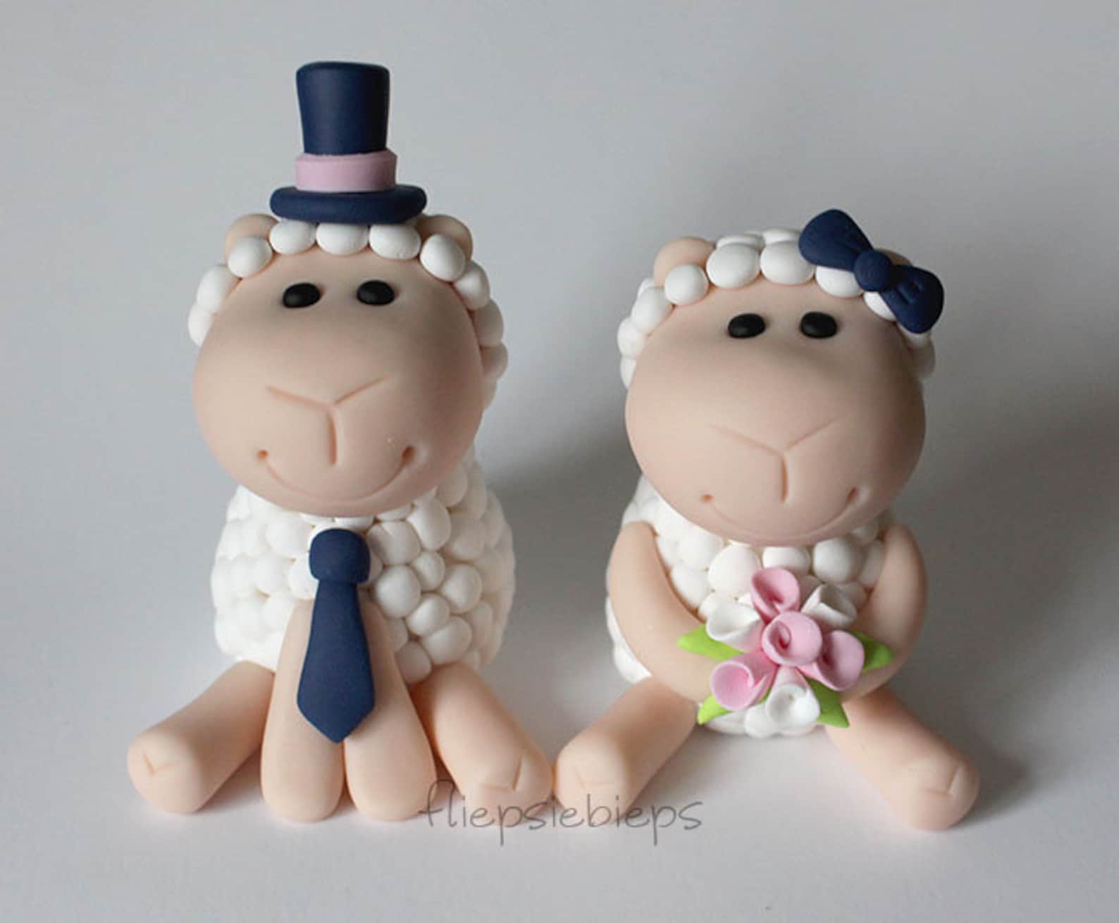 Custom Sheep Wedding Cake Topper | Etsy