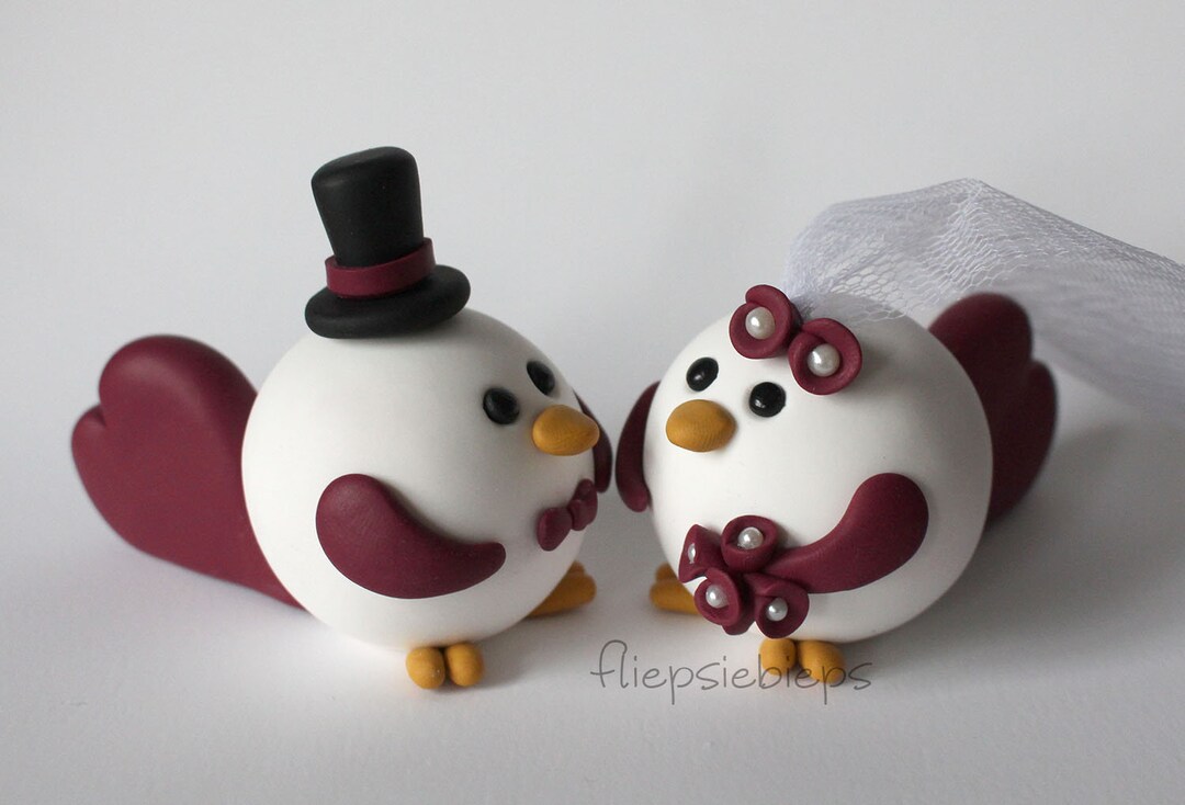 Bird Wedding Cake Topper Custom - Etsy