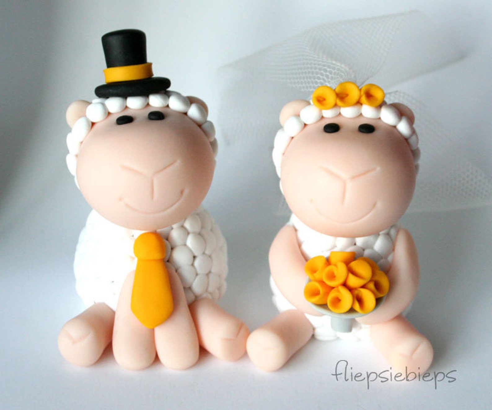 Custom Sheep Wedding Cake Topper | Etsy