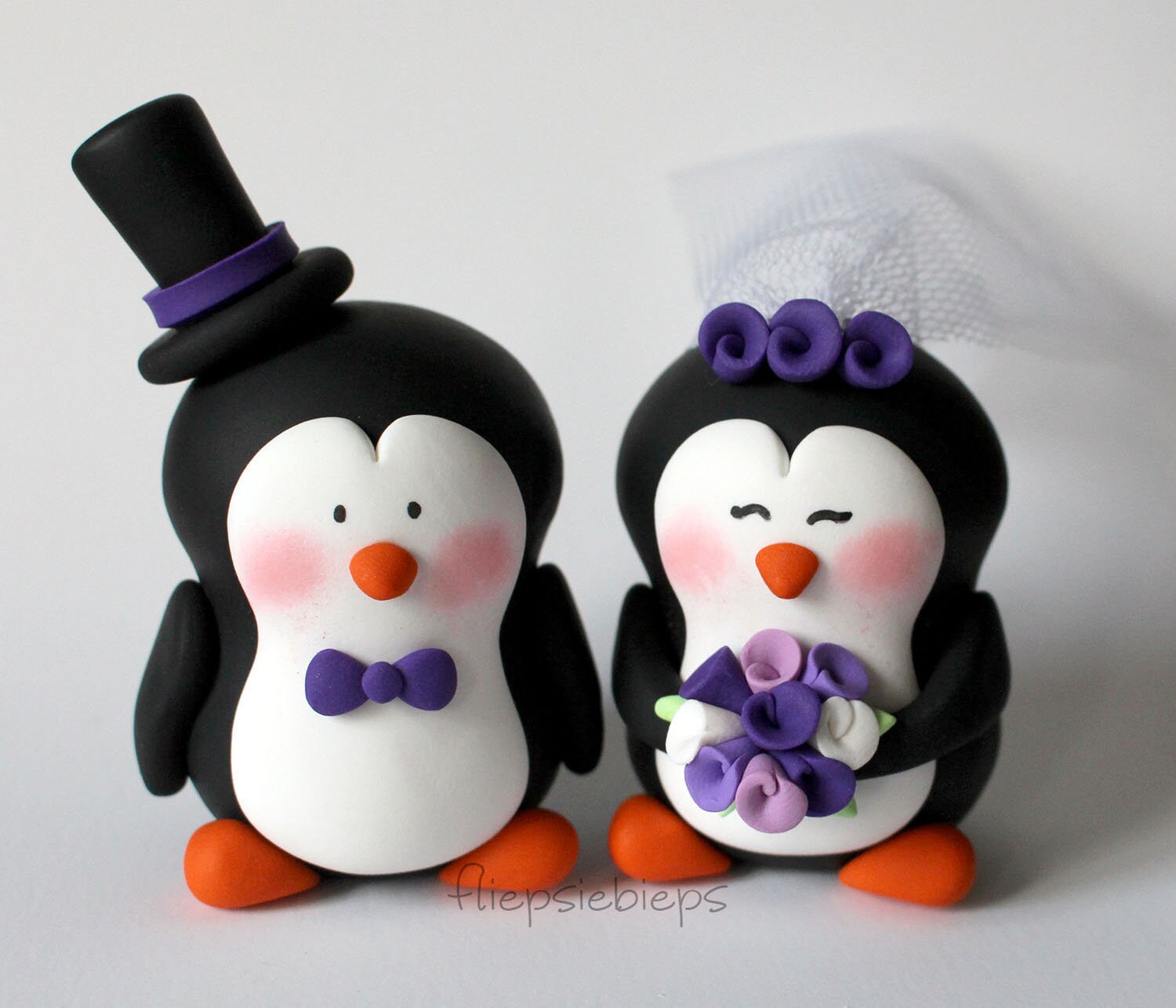 Customise Penguin Wedding Cake Topper | Etsy