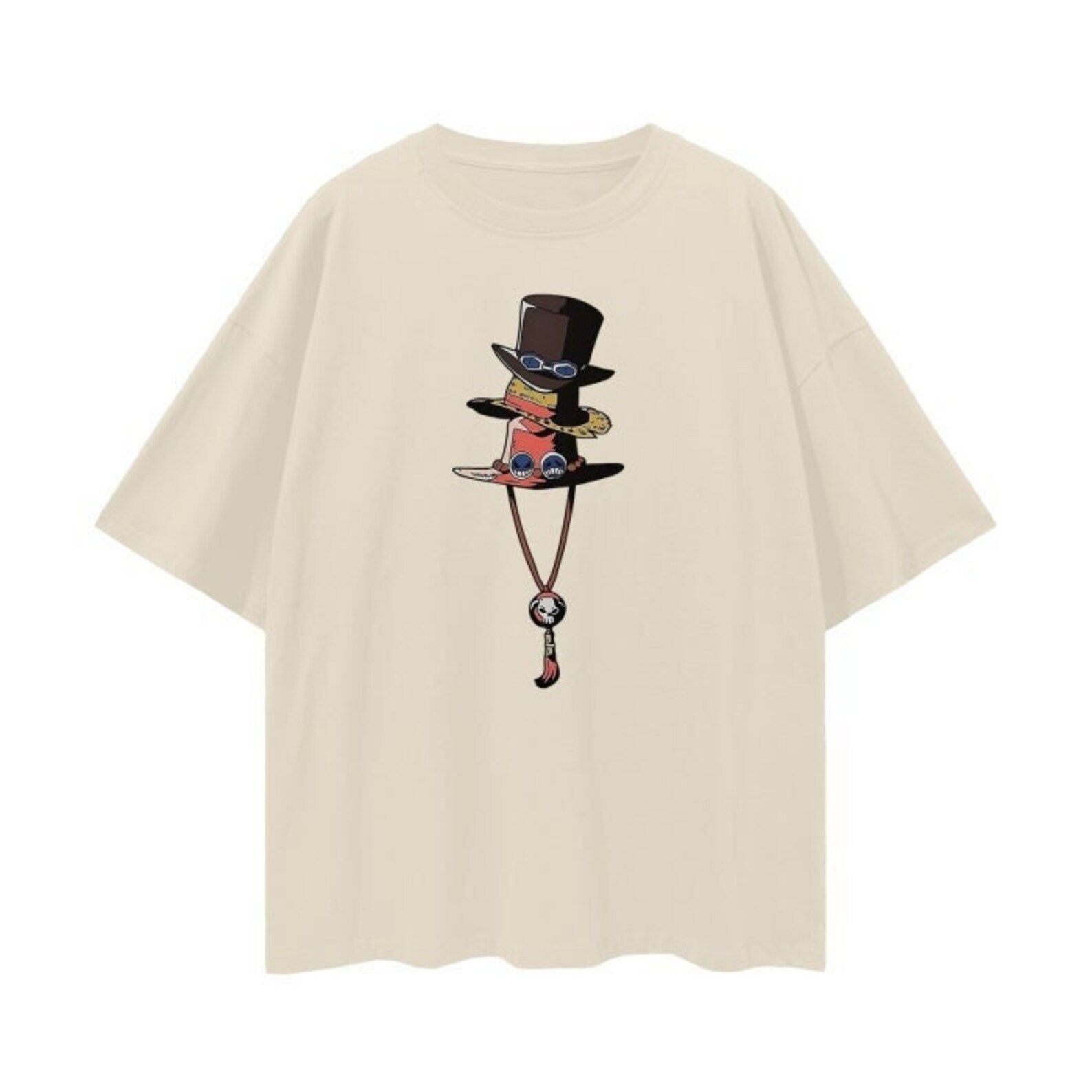 One Piece Luffy Ace Sabo Hats T-shirt, One Piece Three Brothers Hat ...