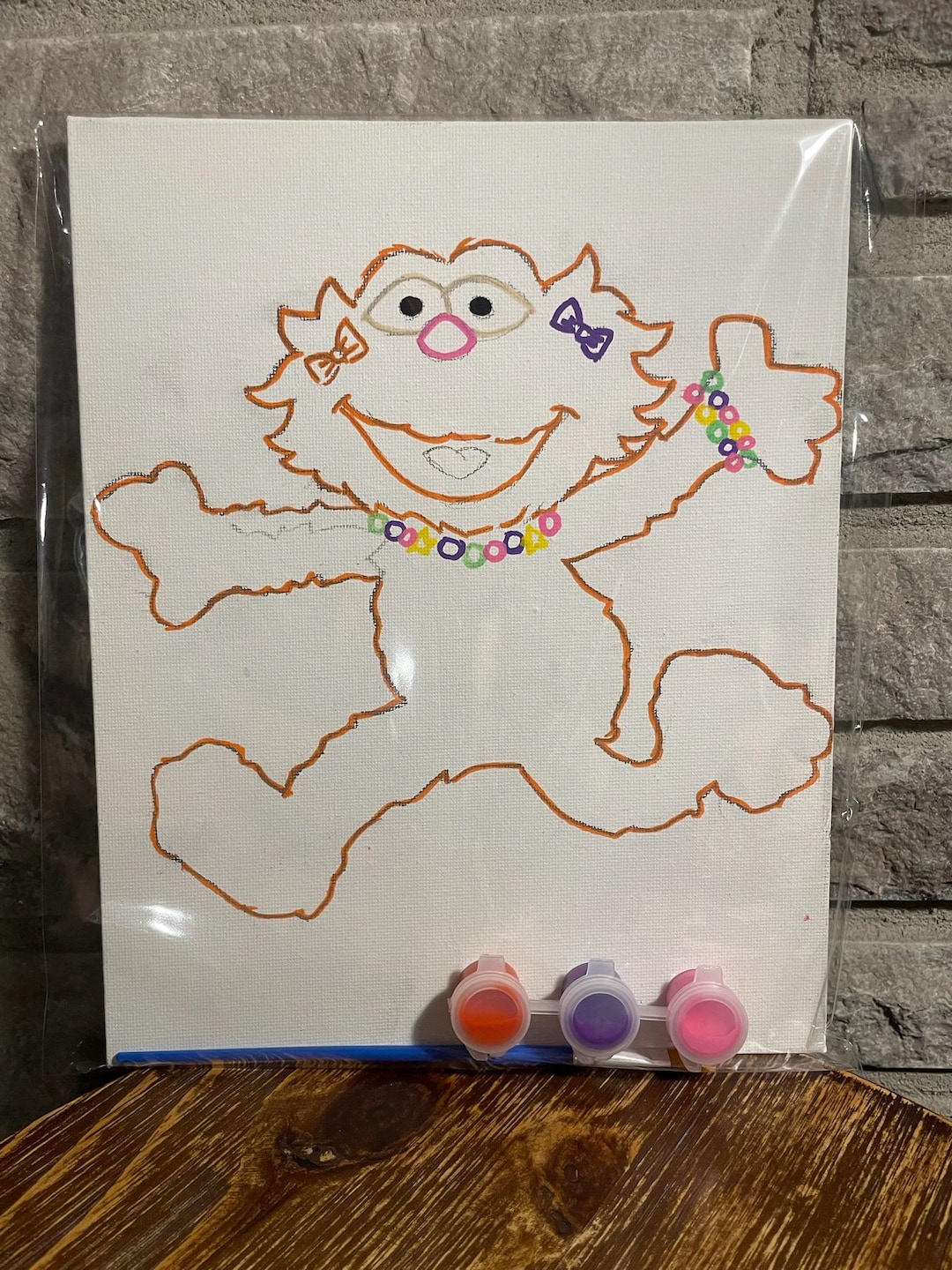 Kids Paint Party Kit | Zoey-inspired Canvas Painting Activity ...