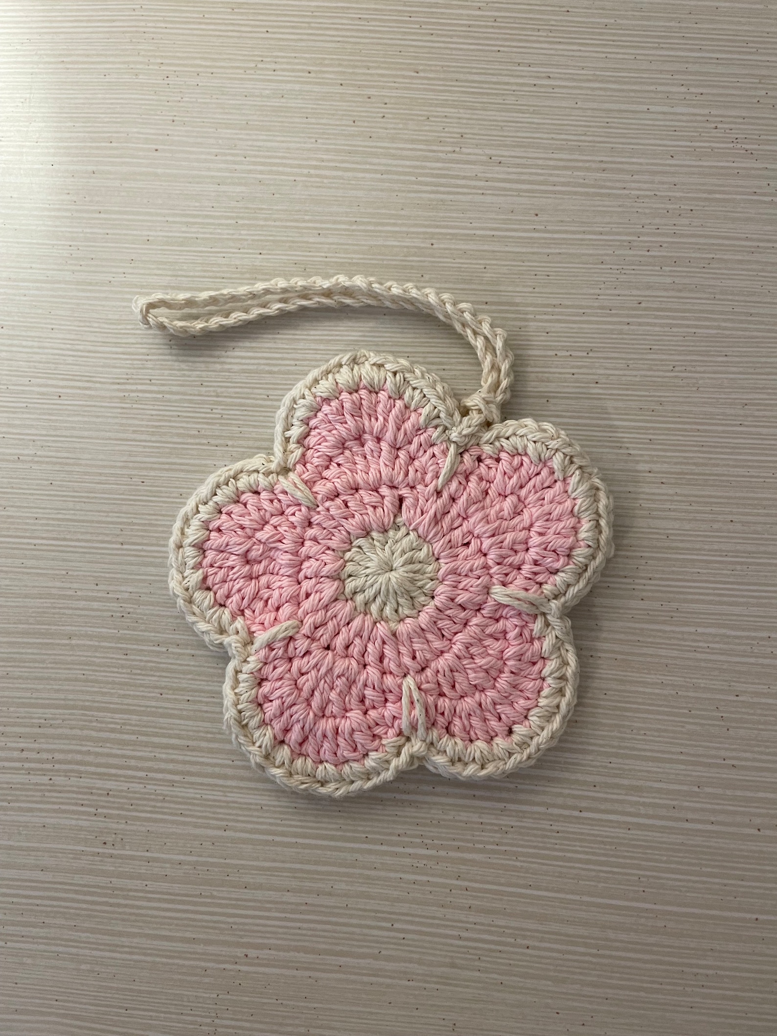 Crochet Flower Pouch | Flower Bag Charm | Bag Tag - Etsy