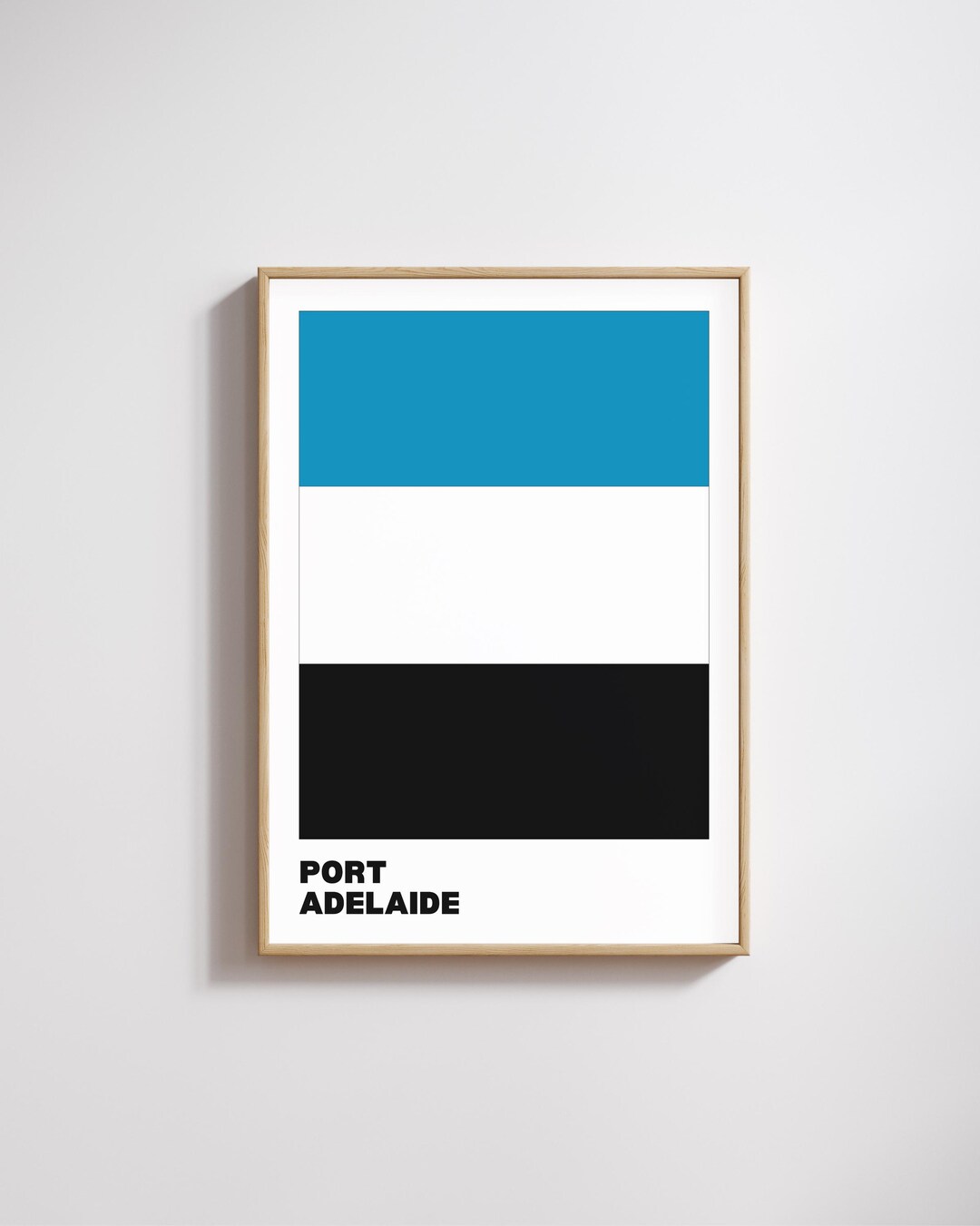 Port Adelaide Printable | Digital AFL Wall Art | Port Adelaide Poster ...