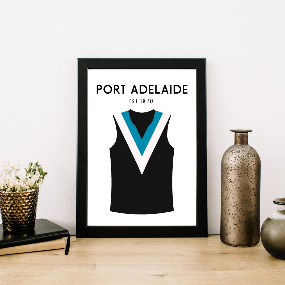 Port Adelaide Printable | Digital AFL Wall Art | Port Adelaide Poster ...