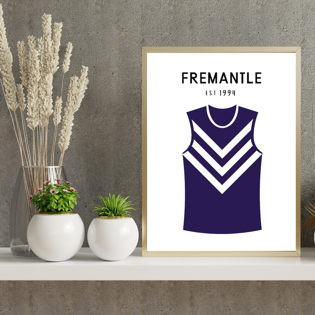 Fremantle Printable | Digital AFL Wall Art | Fremantle Poster Print ...