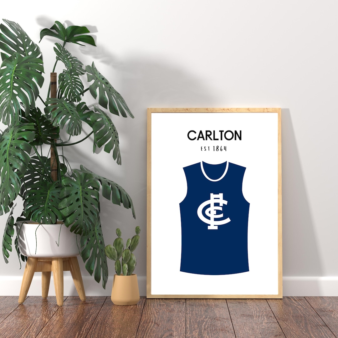 Carlton Printable | Digital AFL Wall Art | Carlton Poster Print | AFL ...