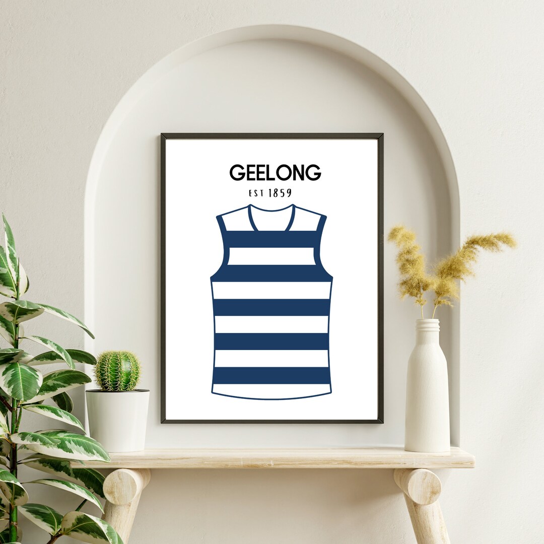 Geelong Printable | Digital AFL Wall Art | Geelong Poster Print | AFL ...