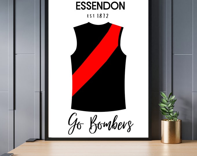 Essendon Football Club Art. Original Artwork Sold Limited Edition Fine ...