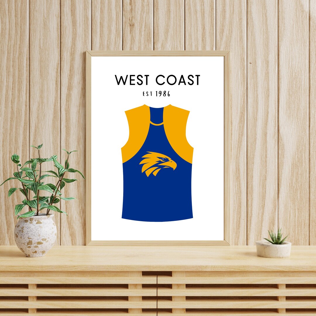 West Coast Eagles Printable | Digital AFL Wall Art | West Coast Eagles ...