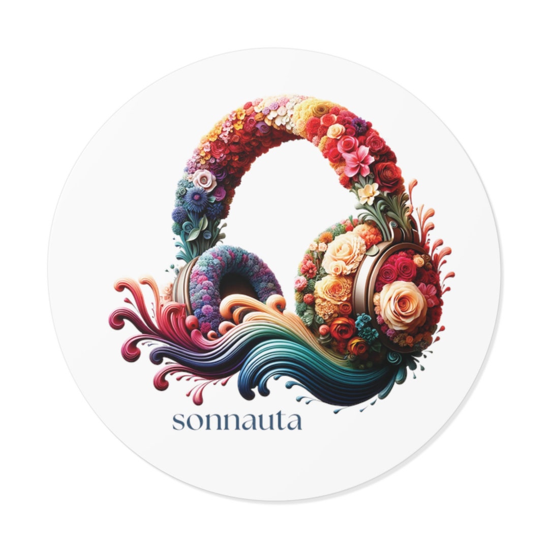 Waterproof Vinyl Stickers, Headphones, Autistic Audiophile Stickers ...