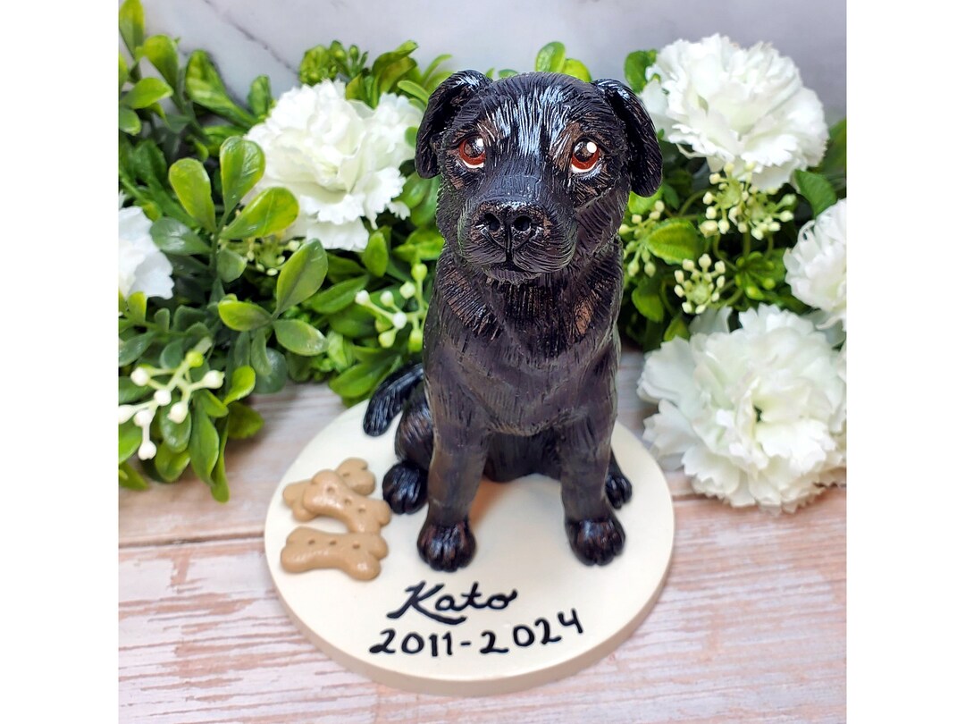 Custom Pet Memorial Sculpture: Handmade Polymer Clay Pet Loss Keepsake ...