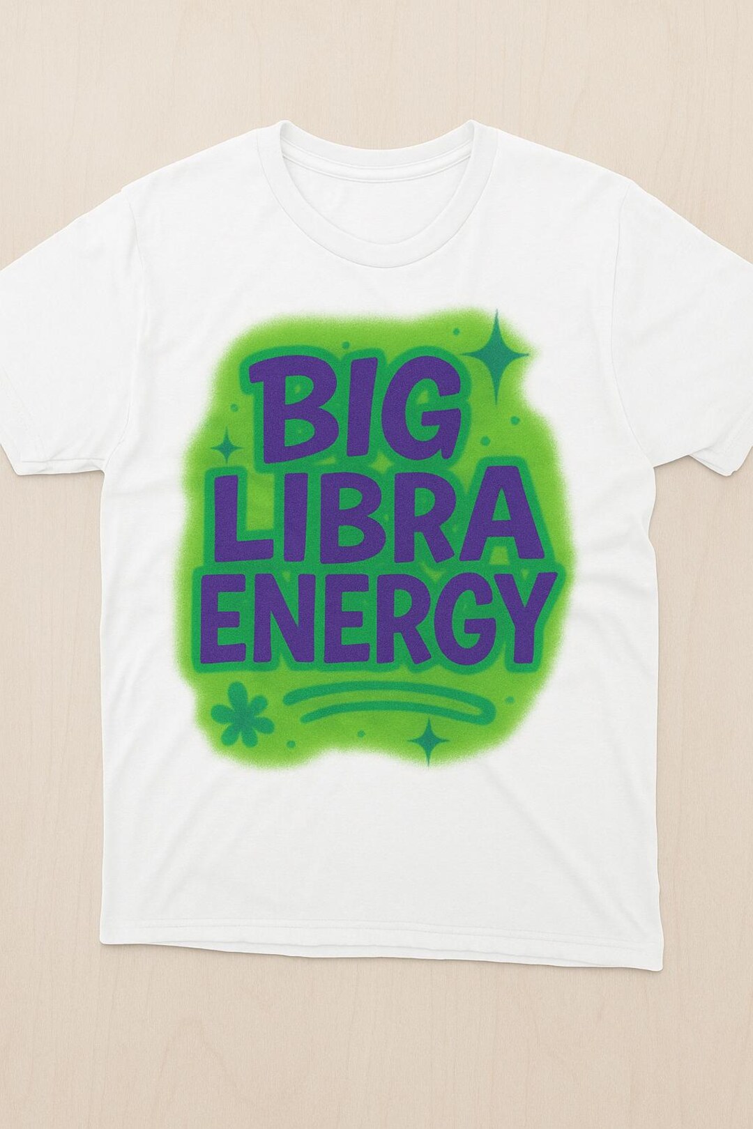 Libra Zodiac Airbrush Design: Printable Dtf/sublimation for Apparel ...