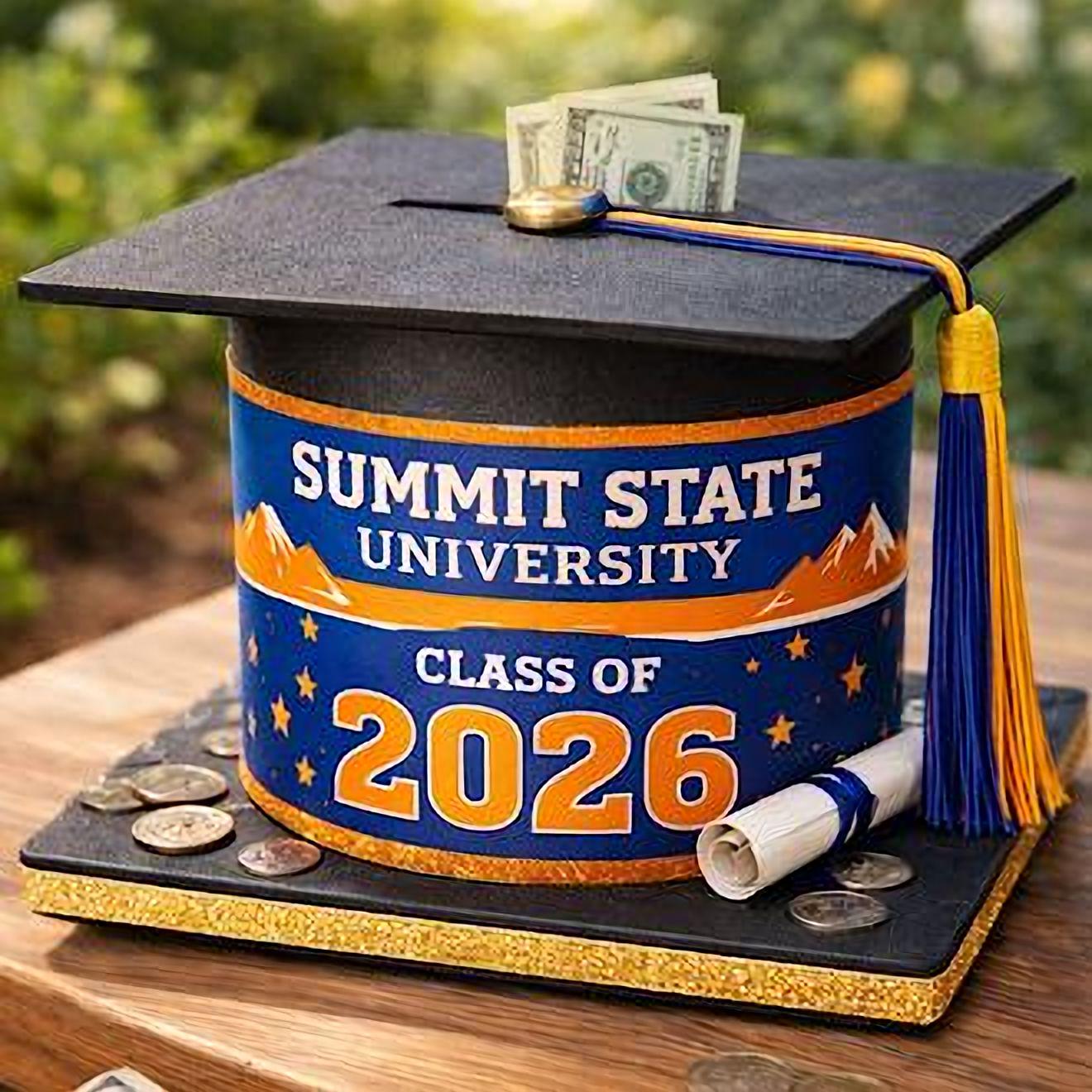 Graduation Money Box: DIY 3D Printable Model (digital Download) - Etsy