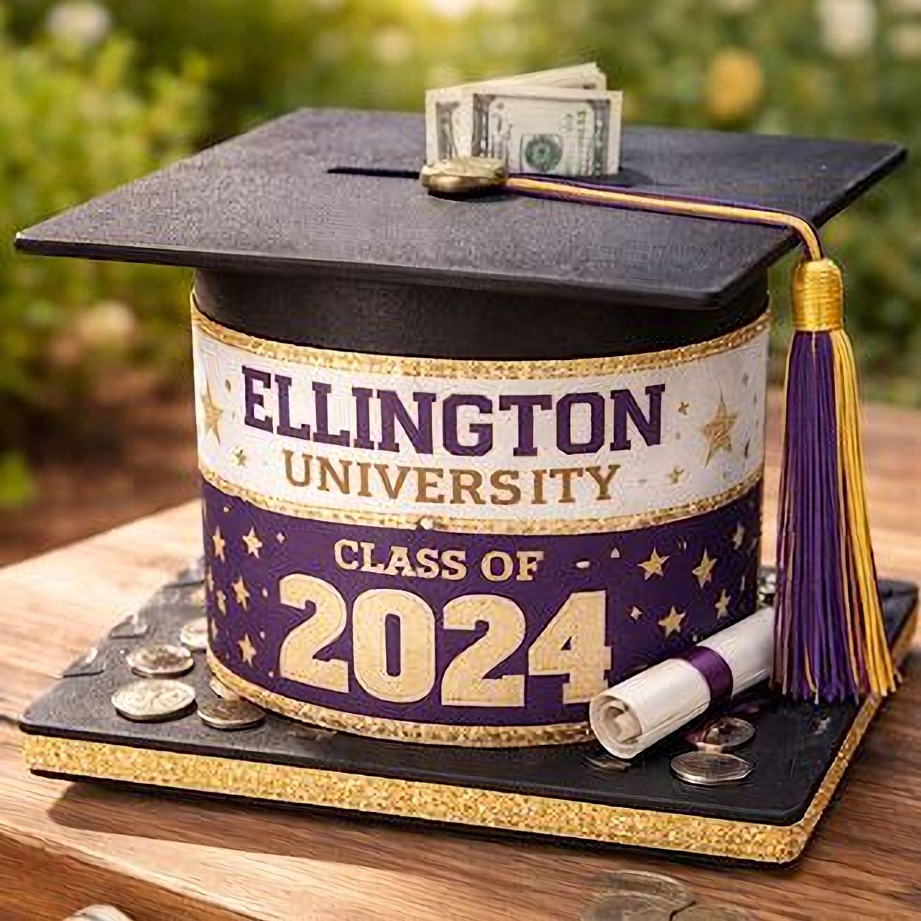 Graduation Money Box: DIY 3D Printable Model (digital Download) - Etsy