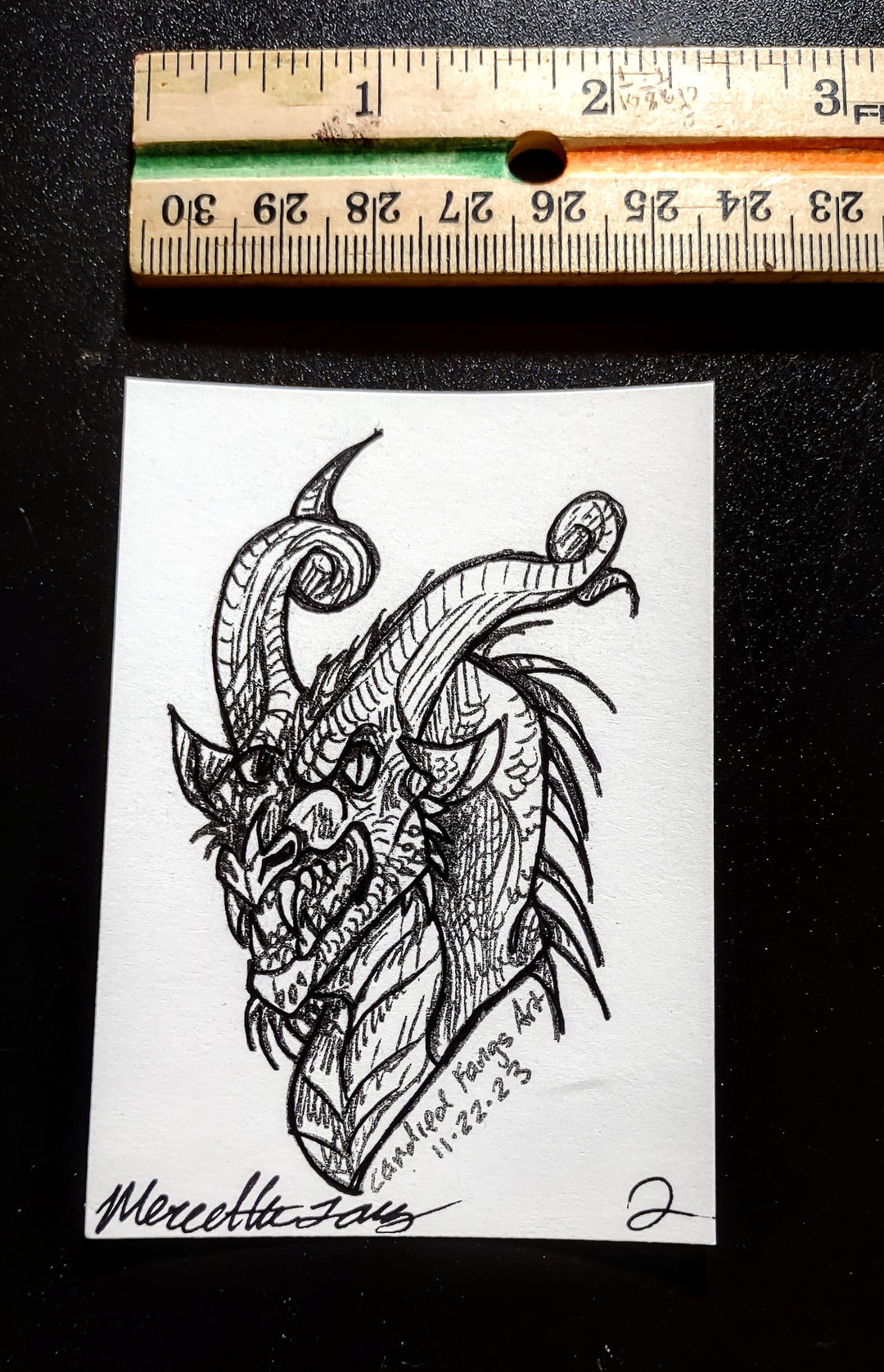 Snarling Dragon Art Print - Etsy