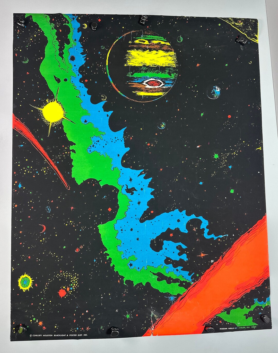 Rare Large #5 George Goode / Houston Blacklight & Poster Company Poster ...