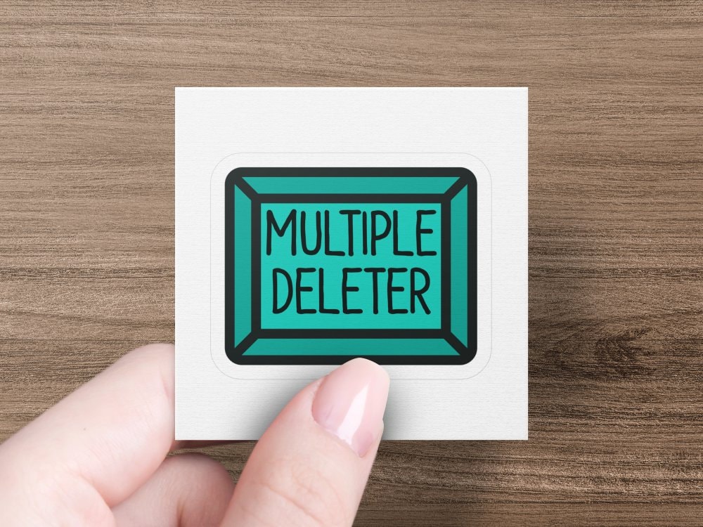 Multiple Deleter | Leather and Lark Inspired Water Resistant Vinyl ...