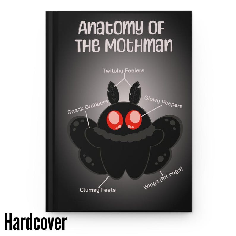 Anatomy of the Mothman | Hardcover and Soft Cover Journal | Perforated ...