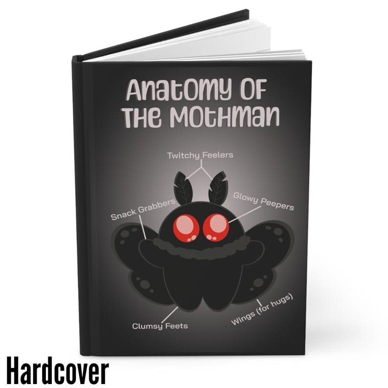 Anatomy of the Mothman | Hardcover and Soft Cover Journal | Perforated ...