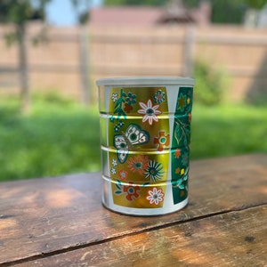 Vintage Crisco Shortening Can With Four Seasons Metallic Design With ...