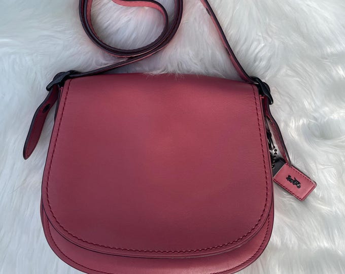 Coach 1941 Saddlebag 9170 Remake in Peony With Original Hangtag ...