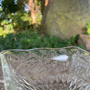 Vintage Indiana Glass Diamond Shaped Compote Dish With Pineapple ...