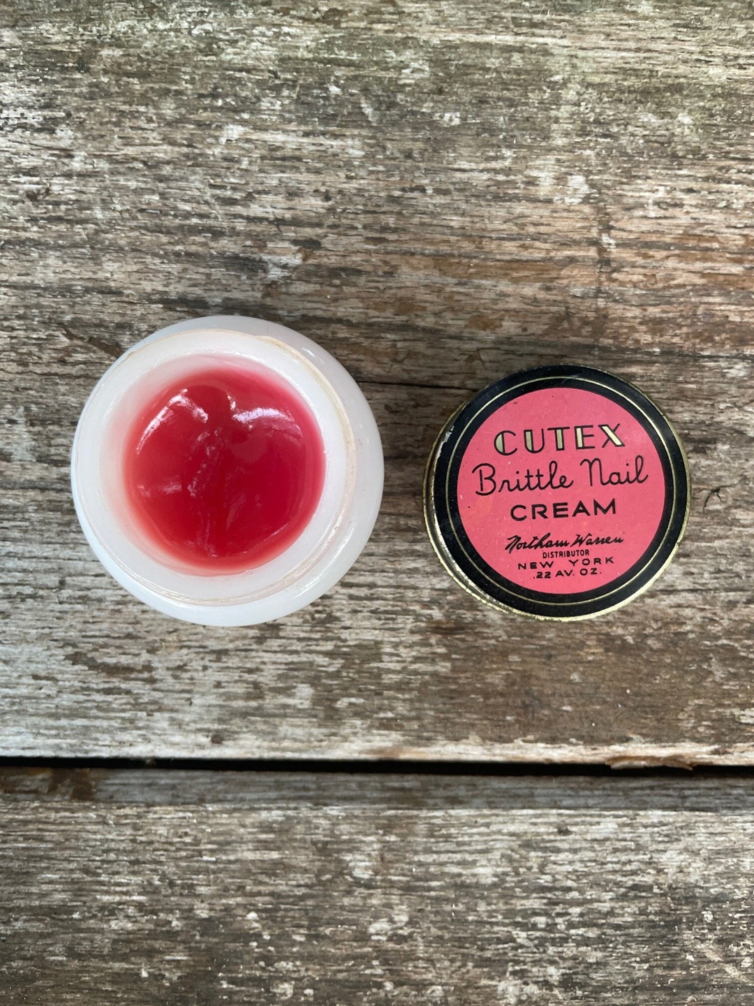 Vintage Cutex Brittle Nail Cream - Some Product Remaining - Etsy