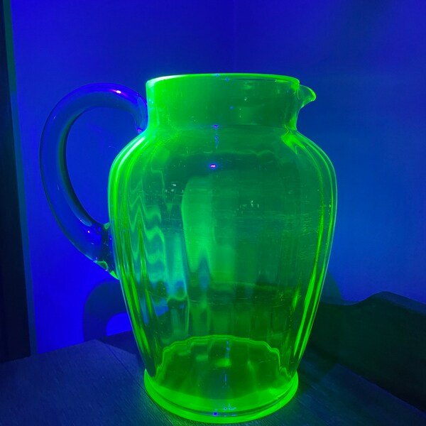 Rare Vaseline Glass - Etsy