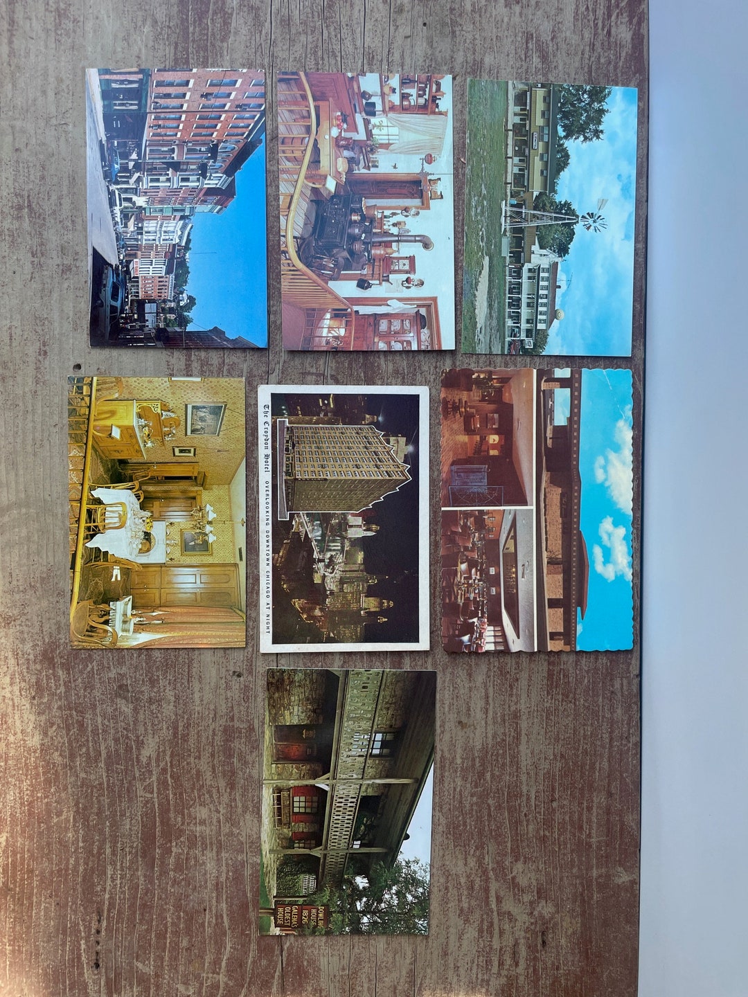 Bundle of 7 Vintage Illinois Postcards - Unused - Etsy