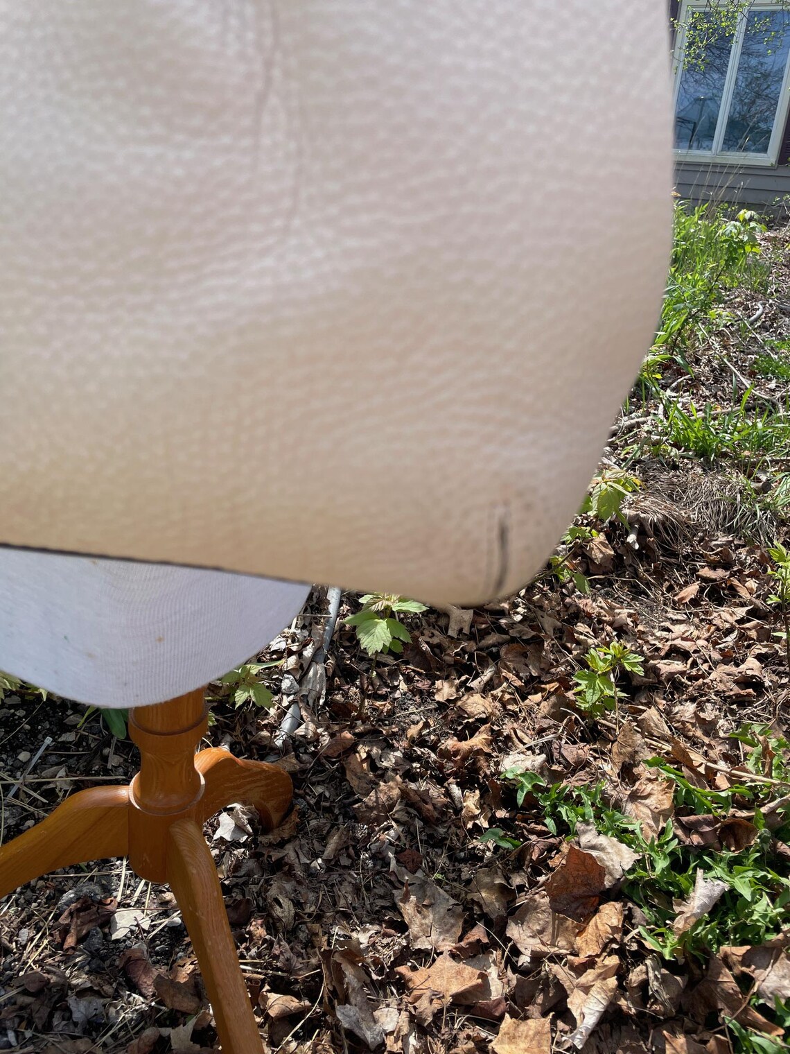 Coach Soho Bone (cream) Pebbled Leather Tote Bag With Nickel Hardware ...