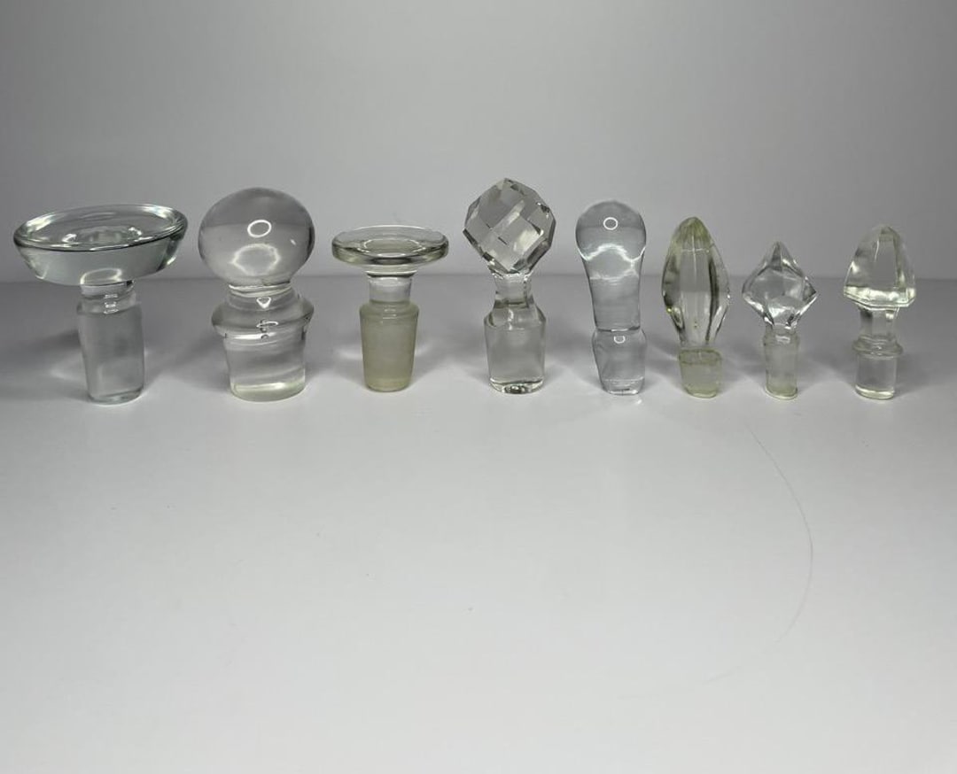 Vintage Hand Blown Glass Stoppers - Various Styles and Sizes - Sold Separately - Etsy
