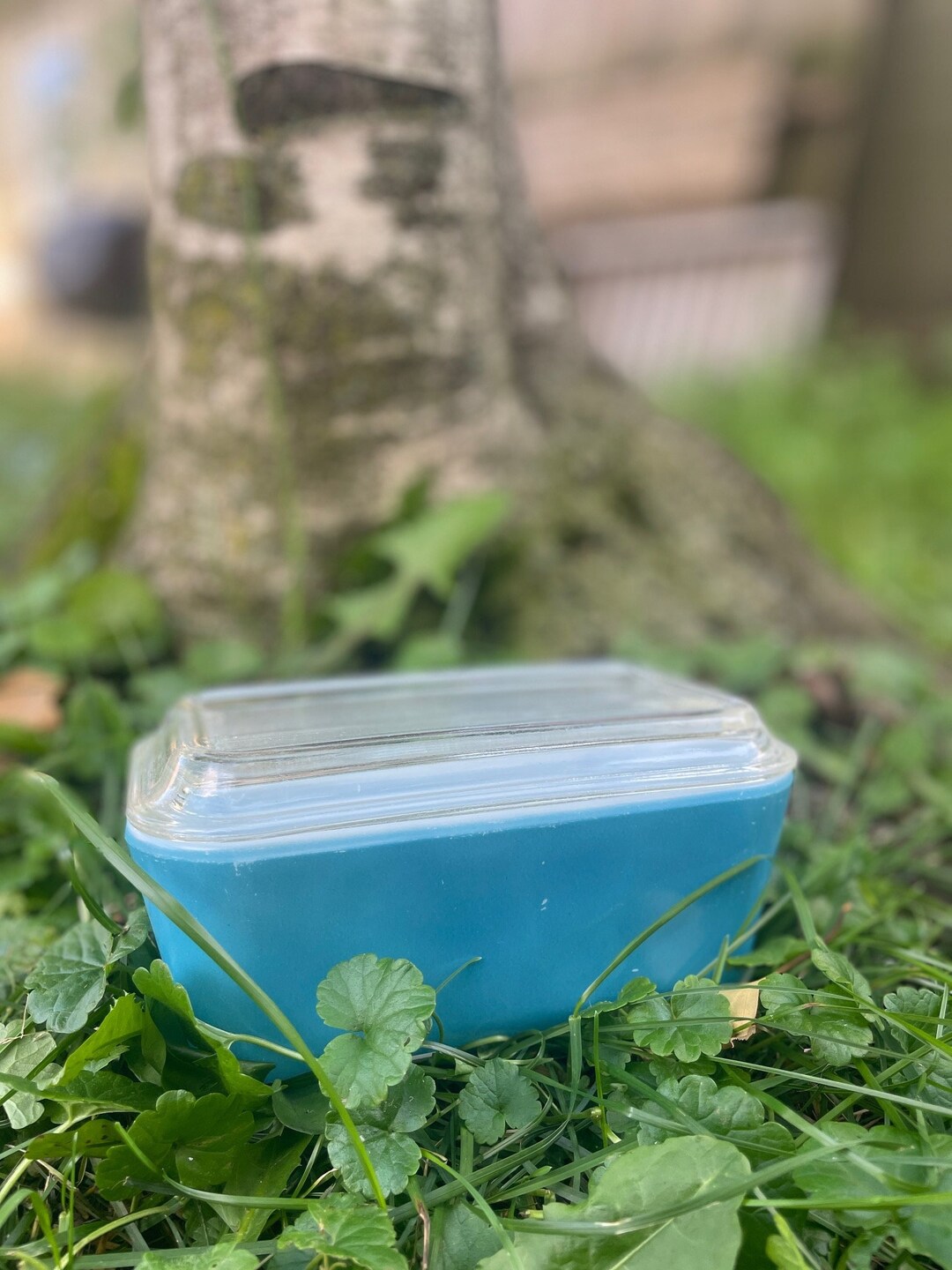 Vintage Blue/teal Pyrex Refrigerator Box With Lid - Etsy
