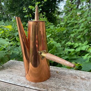 Vintage Copral Copper Cocoa Kettle or Teapot - Etsy