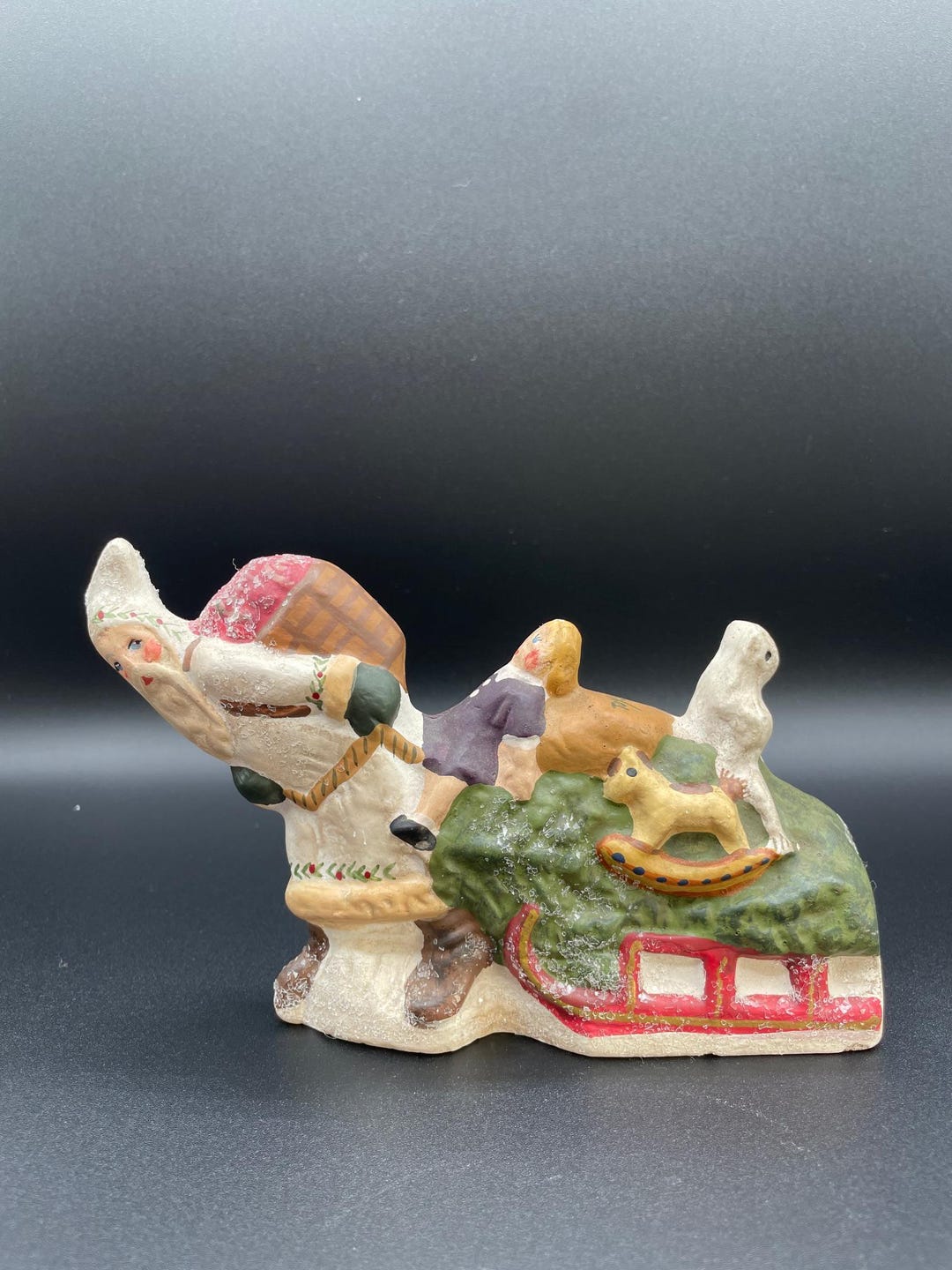 Vintage Chalkware Walnut Ridge Collectibles Limited Edition Santa "oh ...