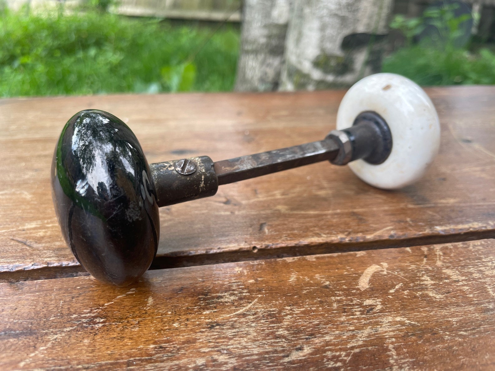 Antique Porcelain Door Knobs - Etsy