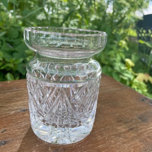 Vintage Waterford Crystal Jam Jar - Etsy