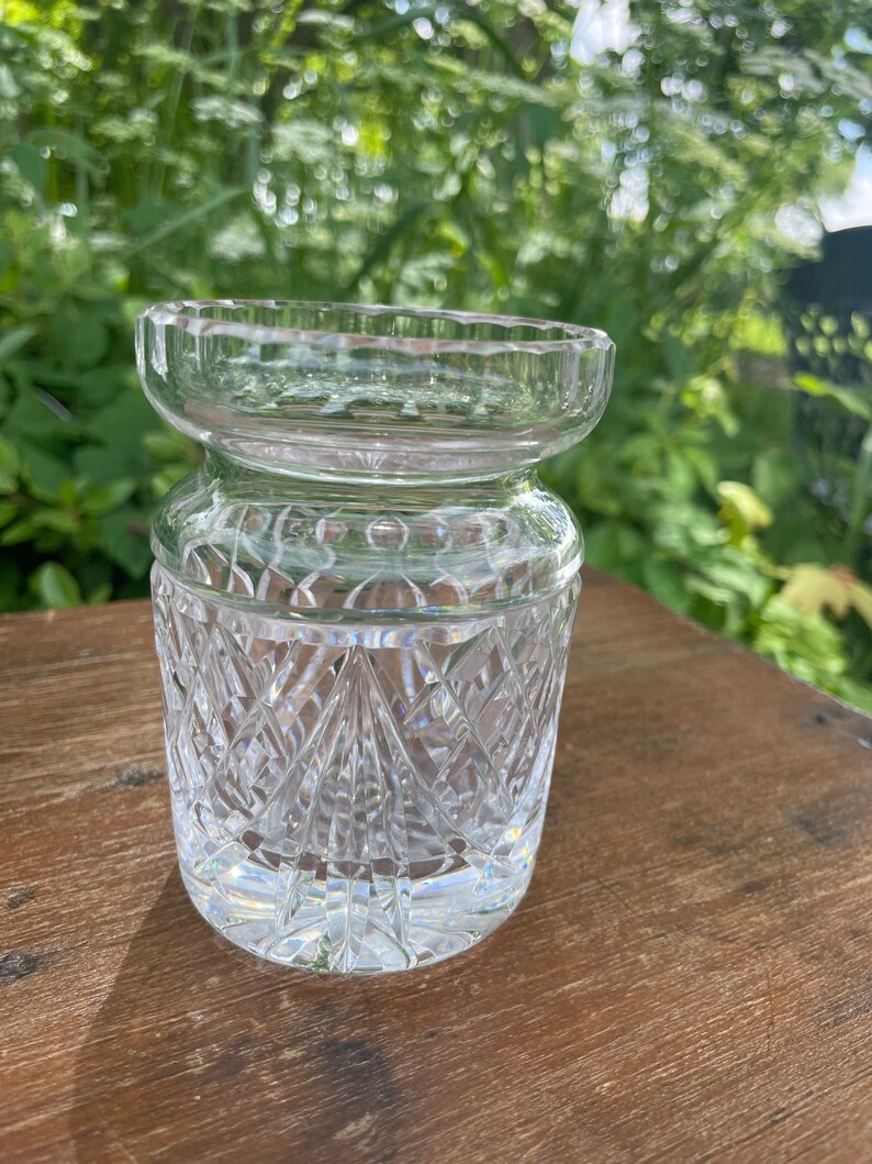 Vintage Waterford Crystal Jam Jar - Etsy