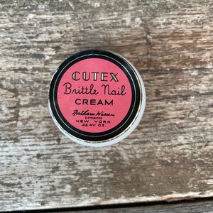 Vintage Cutex Brittle Nail Cream - Some Product Remaining - Etsy