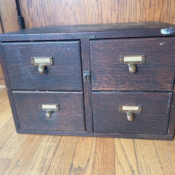 Card Catalog Cabinet - Etsy