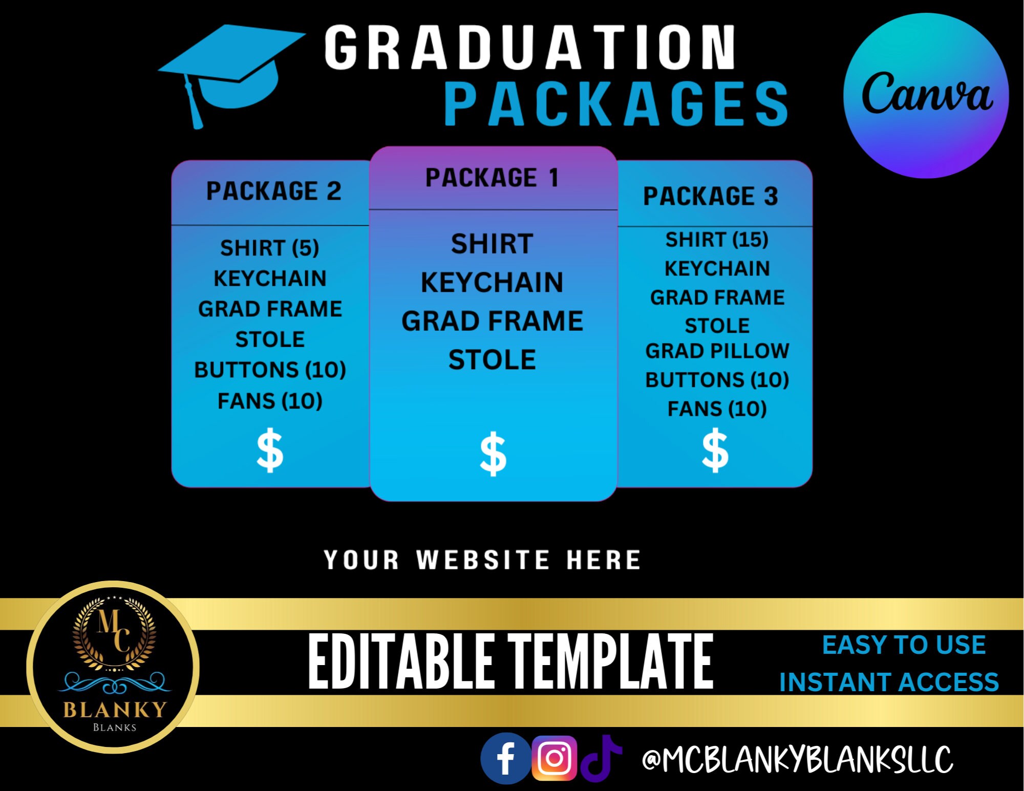Graduation Price List | Graduation Package| Graduation Order ...