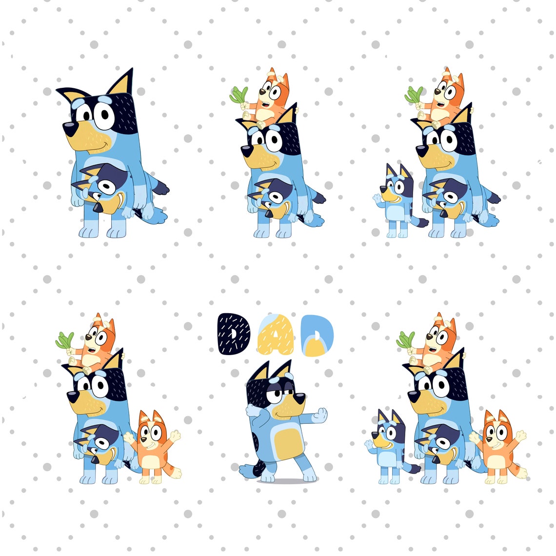 Bluey Bingo Dad Png Bluey Best Dad Png Bluey Dad Png Bluey | Etsy India