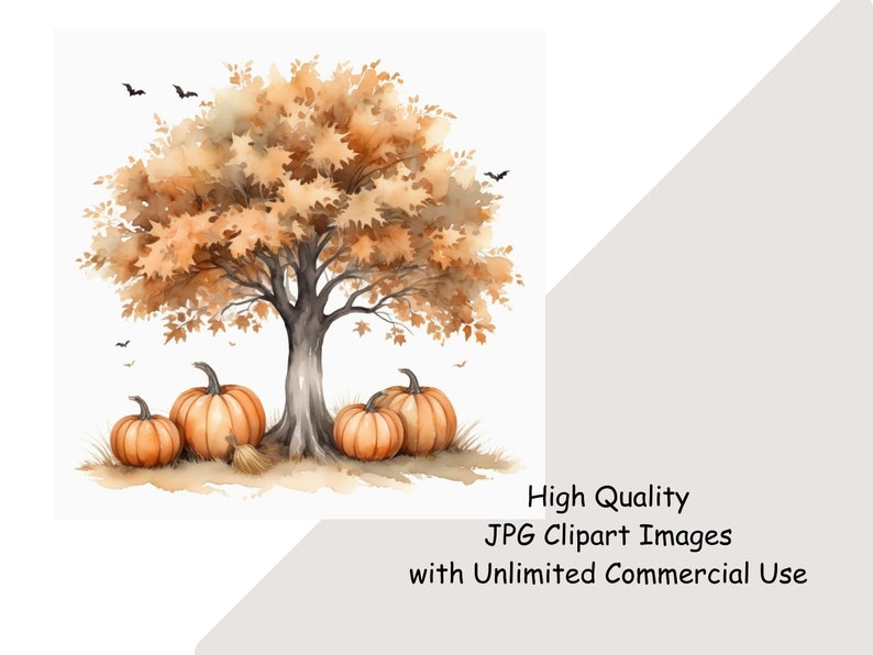 Watercolor Fall Clipart, Fall Scenes Clipart Images, Autumn Clipart ...