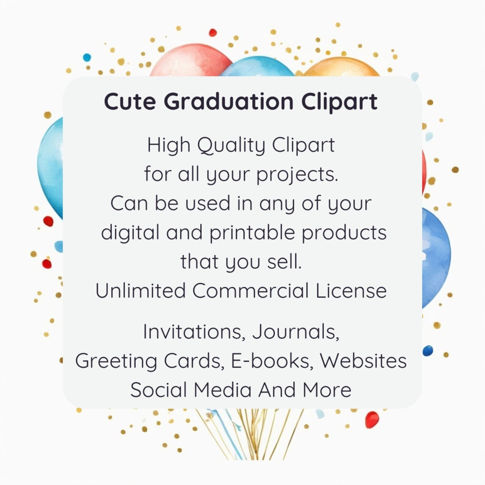 Graduation Graphics, Class of 2024 PNG Clipart, Senior Cap and Gown ...