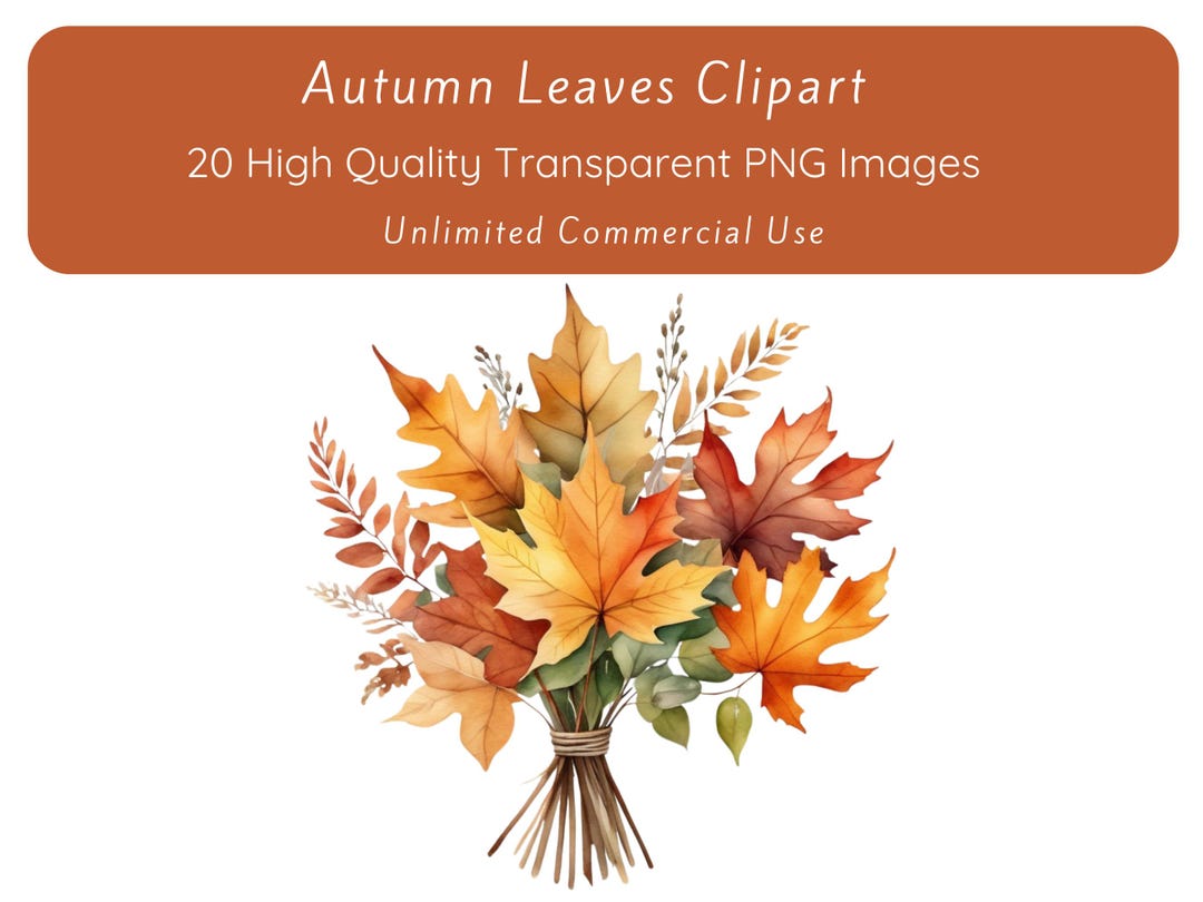 Autumn Leaves Bouquet Clipart, Fall Leaves Clipart Images, High Quality ...